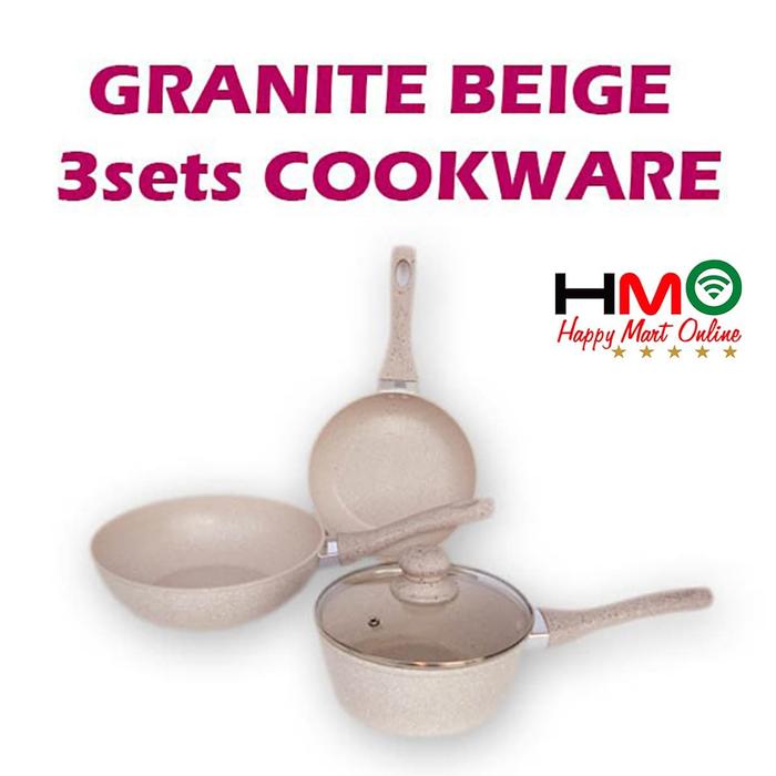 Jual Super Pan Bolde Granite Panci Set Keramik Cookware Set Bolde ...