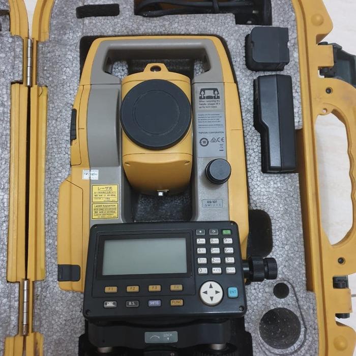 Jual Total Station Topcon ES 101 (Bekas) Akurasi 1 Detik Laser ...