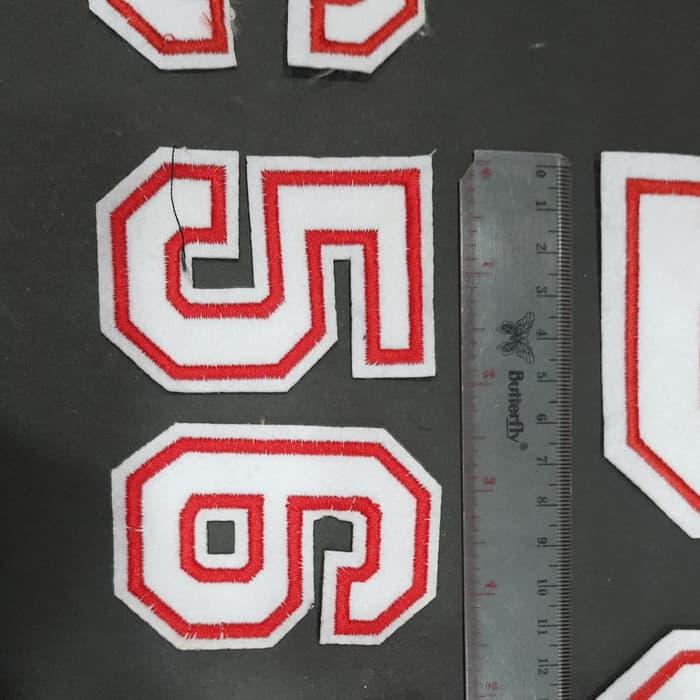 Jual patch angka/patch huruf/patch gamis/tempelan angka/tempelan abjad ...