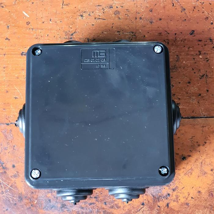 Jual Duradus MG 100x100x50 IP55 Hitam / Junction Box 100x100x50 Black ...