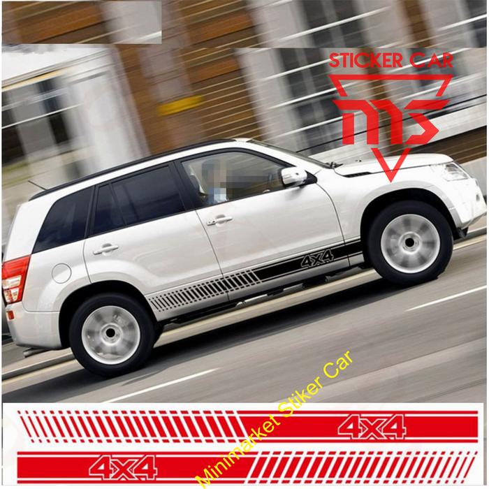 Jual stiker vitara sticker mobil suzuki grand vitara 4x4 oracal premium ...