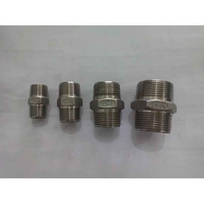 Jual 1/2" INCH HEX NIPPLE / DOUBLE NIPPLE SS 304 - Jakarta Barat ...