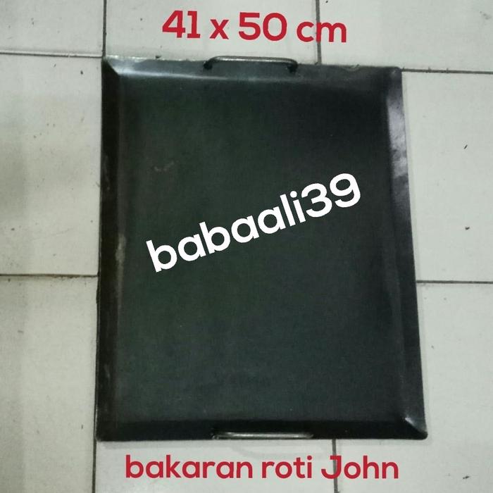 Jual Bakaran Roti Jon Plat Baja Hitam Tebal 41 Cm x 50 Cm - Jakarta ...