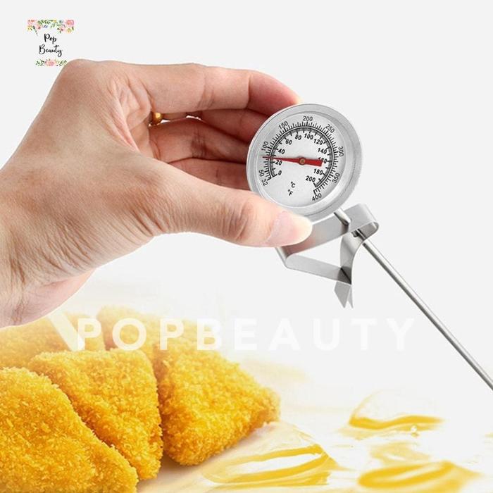 Jual Termometer Masak Dapur Manual Ukur Suhu Minyak, Air, Kopi, Daging ...