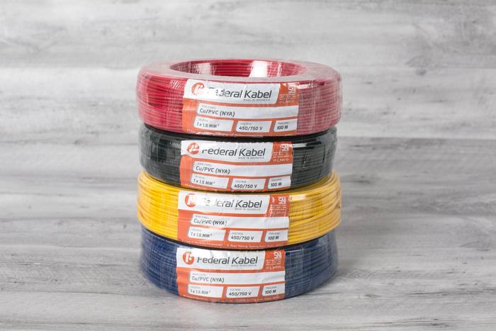 Jual Federal Kabel NYA 1x1.5mm² 50 meter - Jakarta Barat - Mr Listrik ...