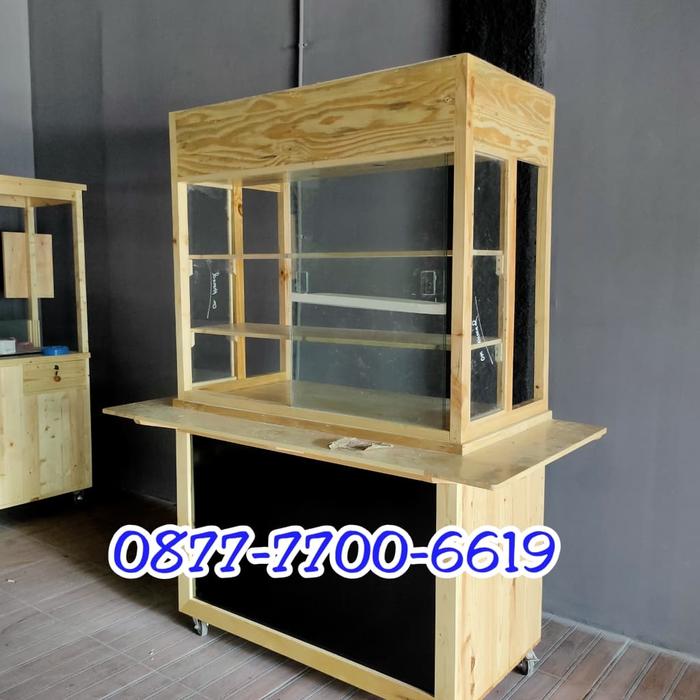 Jual gerobak bakso / gerobak somay / booth kayu - Jakarta Barat ...