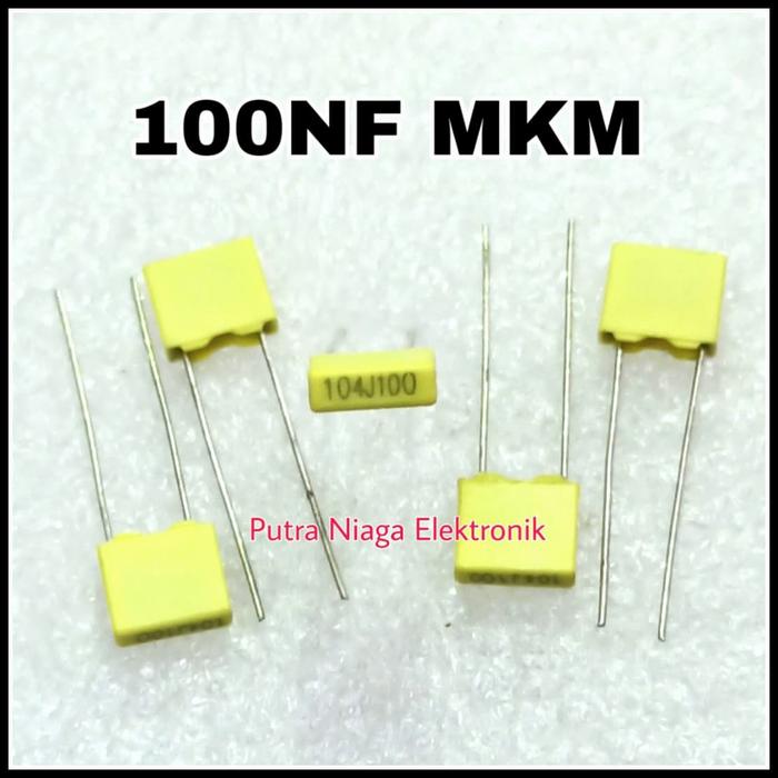 Jual Kapasitor 100NF MKM 104 J 100V Capacitor 100N 0,1uF Non Polar - Kota Bandung - Putra Niaga ...