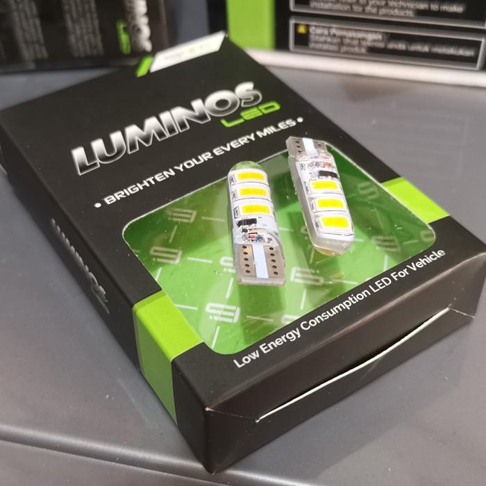 Jual LUMINOS Led T10 Strobo Kuning Super Terang Universal Lampu Sein ...