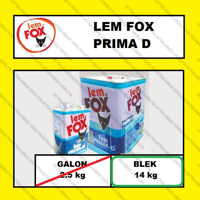 Jual Lem Kuning FOX PRIMA D Blek 14 kg Lem HPL Triplek Kulit Sofa ...