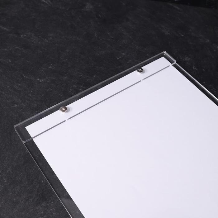 Jual Menu Board Akrilik | Size A4 | Papan Menu | Tatakan Akrilik ...