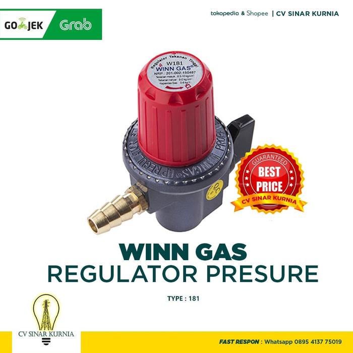 Jual Regulator WINN GAS W 181 NM High Pressure (Tanpa Meter) | SNI ...