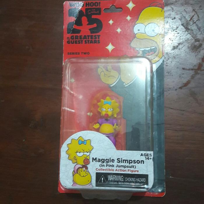Jual neca maggie simpson in pink jumpsuit action figure simpson ori ...