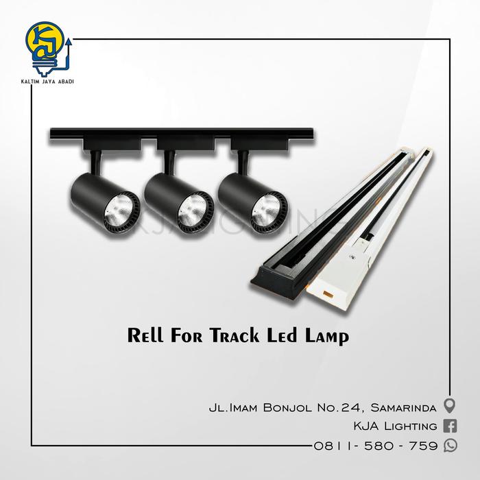 Jual REL LAMPU GANTUNG TRACK LIGHT / RAIL LAMPU 1 METER - Putih, 1 ...