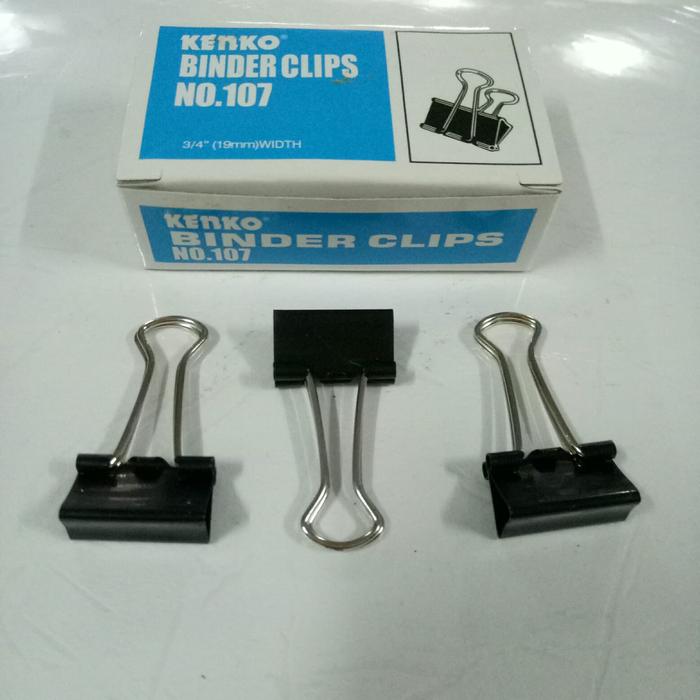 Jual Binder Clip No. 107 - Klip Kertas / Paper Clip - Kota Tangerang ...