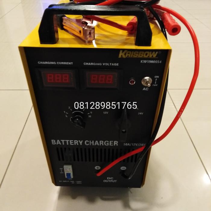 Jual bATTERY CHARGER KRISBOW 50A 12V 24V KW1900654 - Jakarta Barat ...