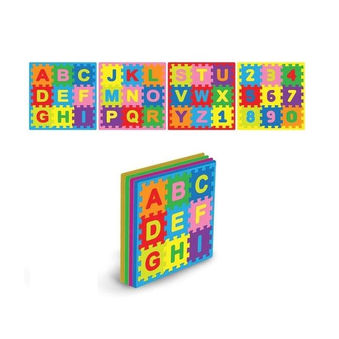 Promo IMAGE TOYS edumat karpet matras evamat puzzle tikar Huruf&Angka 4 ...