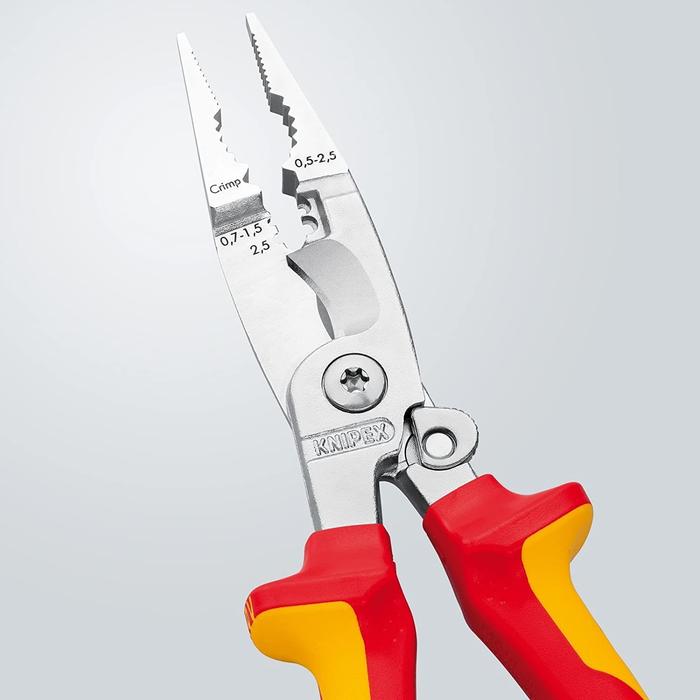 Jual Tang Kupas Kabel 13 96 200 KNIPEX Pliers For Electrical ...