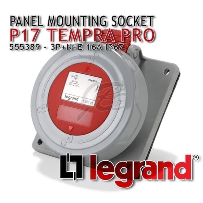 Jual Legrand Panel Mounting Socket 3P+N+E / 5 Pin 16A P17 Tempra Pro 55538 - Jakarta Pusat ...