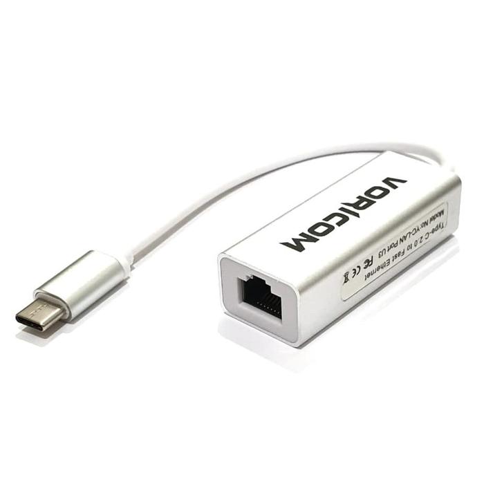 Jual Usb Type C To Lan Gigabit Ethernet Adapter Rj45 Voricom Di Seller ...