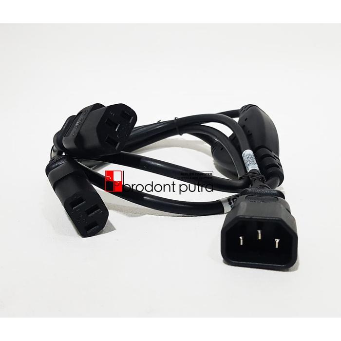 Jual Kabel Power Cord C14 To Dual C13 Output UPS harga Saudara ...