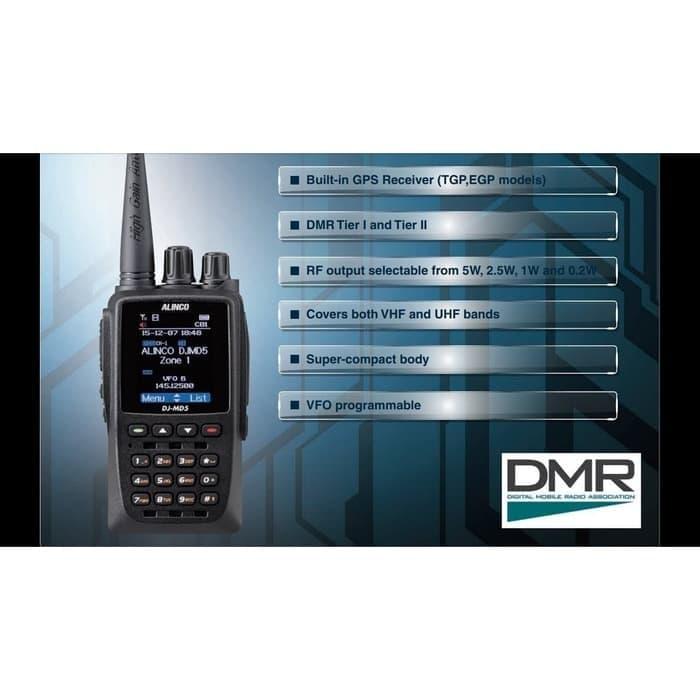 Jual Alinco Dj-md5 Ht Dmr Dual Band Ori Baru Garansi Digital Radio Djmd5 Di Seller Noelle ...