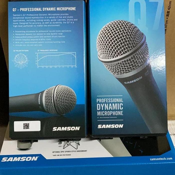 Promo Mic / Microphone Kabel Samson Q7 / Q-7 Original Cicil 0% 3x ...