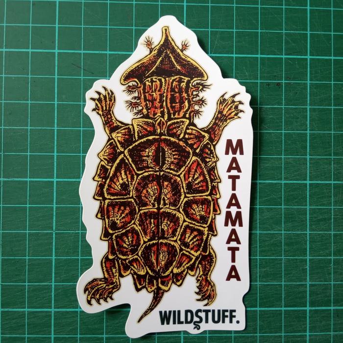Jual Sticker Wildstuff. - Matamata mata-mata turtle (Chelus fimbriatus ...