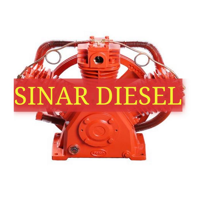Jual Bare / Kepala Compressor Angin 5HP Fetch (3 Silinder) - Kota Medan ...