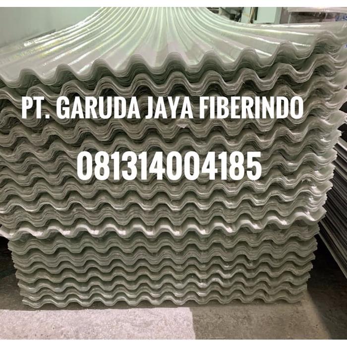 Jual Atap Fiberglass Transparant / Atap Fiber Asbes Bening murah 1,5MM ...