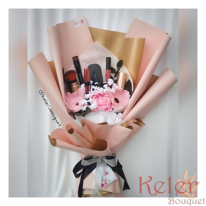 Jual Buket Kosmetik | Buket Makeup (Spesial) bisa Costum Makeupnya ...