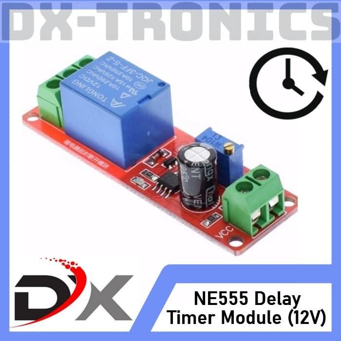 Jual Delay Timer NE555 Time Delay Switch Relay 12V Adjustable Module ...