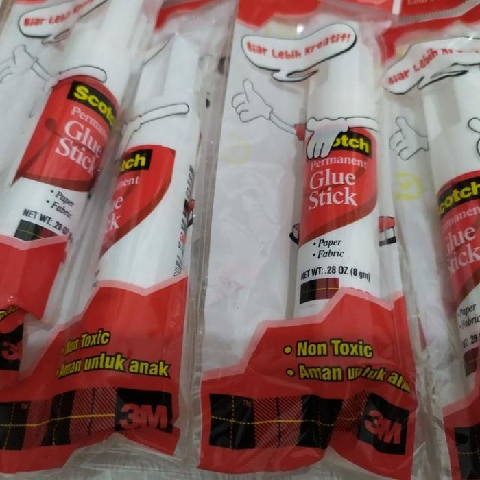 Jual Original 3M Glue Stick For Fabrik and Paper - Lem Glue Stick ...