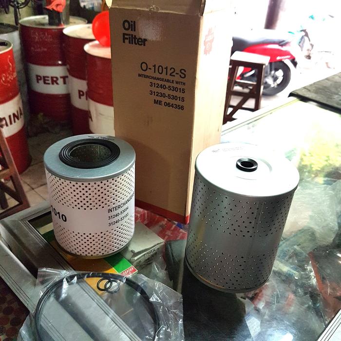 Jual FILTER OLI MITSUBISHI FUSO GANJO 6D22 merk SAKURA O1012 31240 ...