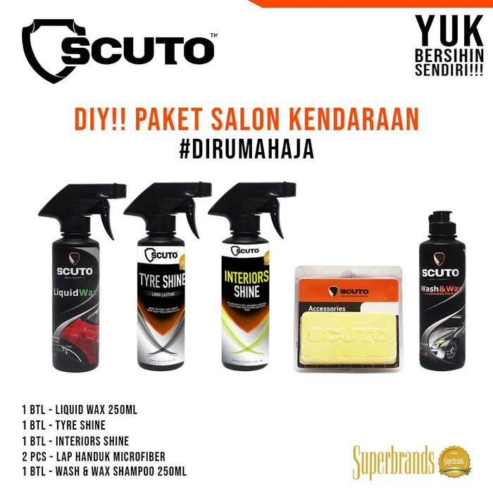 Promo DIY!! Paket Salon Mobil Scuto Black Series - Jakarta Barat ...