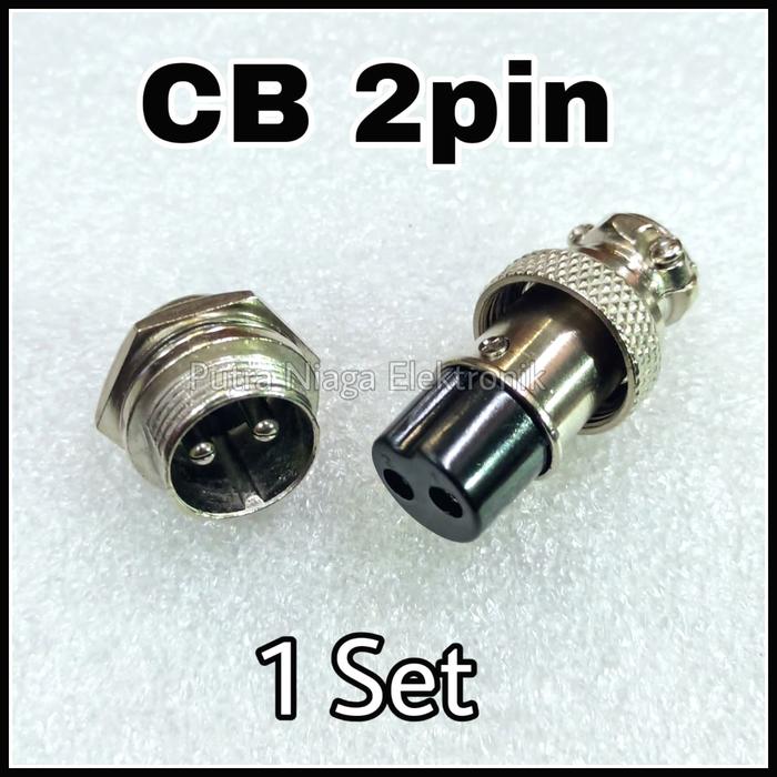 Jual (1 Set) Konektor CB 2p Male Female 2pin Connector CB 2 pin - Kota Bandung - Putra Niaga ...