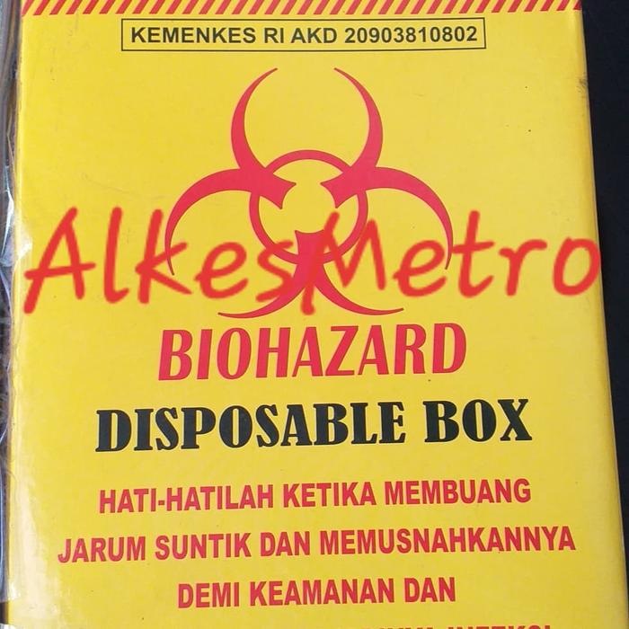 Jual SAFETY BOX/ TEMPAT SAMPAH JARUM SUNTIK 5Ltr - Kab. Bekasi ...