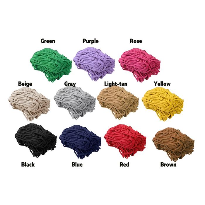 Jual Digoo 5mm Tali Macrame Aneka Warna untuk Kerajinan Tangan DIY ...