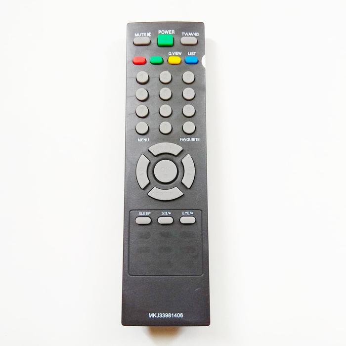 Jual REMOT REMOTE TV TABUNG LG SLIM/FLAT PEARL BLACK/ FLATRON ...