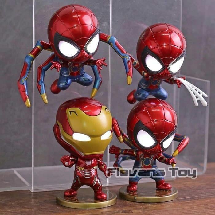 Promo Marvel With Led Miniatur Marvel New Cosbaby Ironman Ironspider ...