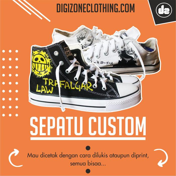 Jual Sepatu Lukis Converse Custom Gambar Sesukamu - Tinggi - Kota ...