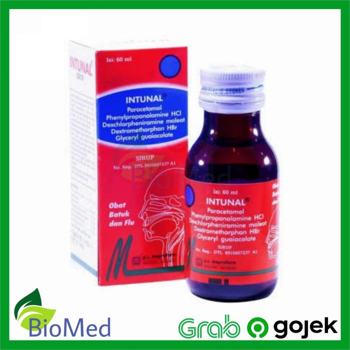 Jual INTUNAL SIRUP 60 ml - Obat Demam Batuk Pilek Flu Bersin - Kota ...