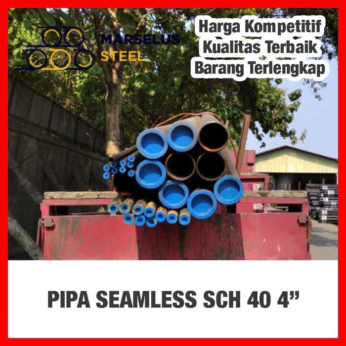 Jual Pipa Hitam Seamless Sch40 4inch / 4” A106 Gr B - API 5L Schedule 40 - Jakarta Utara ...