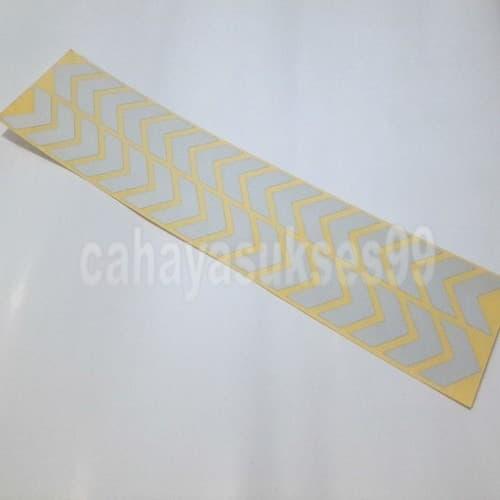 Jual Sticker Tanda Panah Putih Polos Sticker Body Motor SAFETY SIGN ...