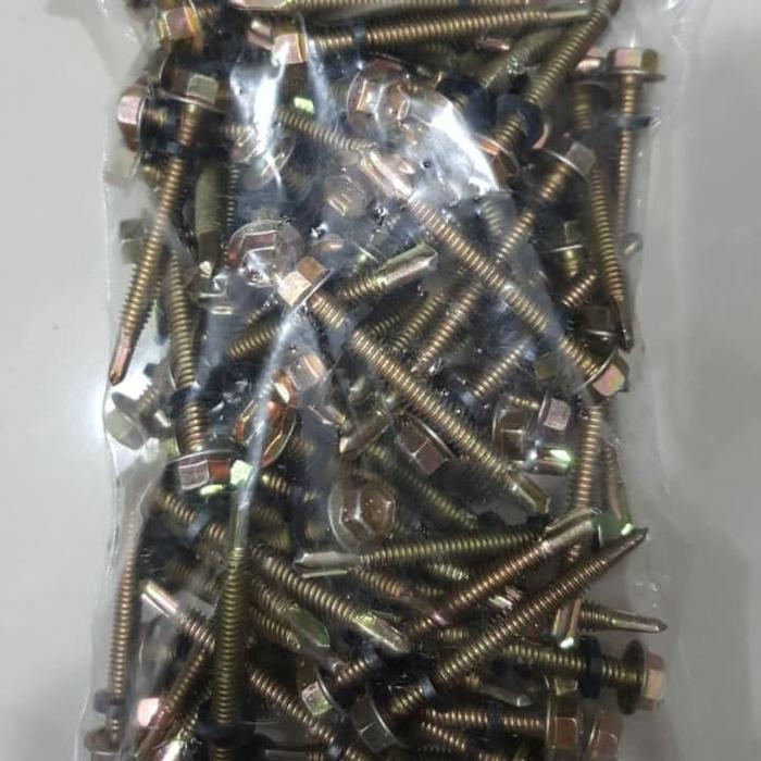 Jual Roofing 12x50 - Panjang 5 cm (Isi 100 pcs) Baut Sekrup - Jakarta ...