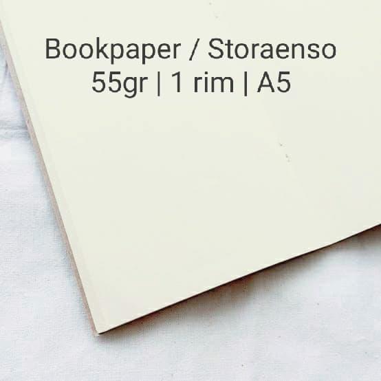 Jual 1 rim Kertas Buku 55gr A5 Kertas Novel book paper storaenso stora ...