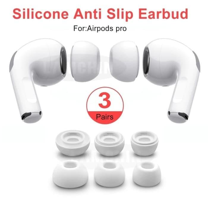 Jual Airpods Pro Ear Tip EarBud Silicone Replacement 3 Size Premium ...