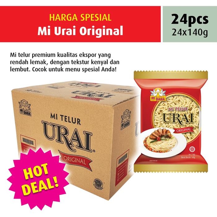 Jual Mi Urai Original Dus (24 pcs) - Kota Bekasi - Burung Dara Mart ...