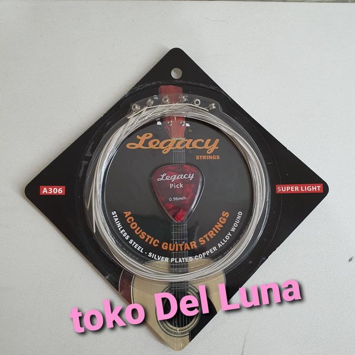 Jual senar gitar akustik LEGACY ACOUSTIC GUITAR STRINGS SUPER LIGHT ...