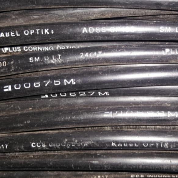 Jual kabel fiber optik FO 24 core 4 tube singlemode duct/adss (konven ...