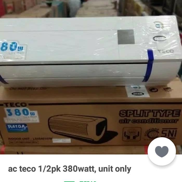 Jual AC TECO 1/2PK LOW WATT + PASANG - Kota Tangerang - HjBerkat ... Jual AC TECO 1/2PK LOW WATT + PASANG - Kota Tangerang - HjBerkat ...